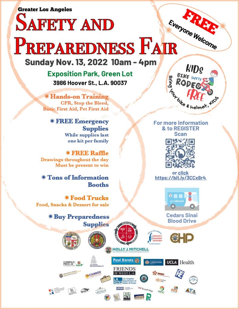4th Annual Greater Los Angeles Safety and Preparedness Fair | FREE ...